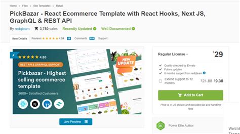 [share] pickbazar react ecommerce template with react hooks next js