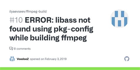 ERROR Libass Not Found Using Pkg Config While Building Ffmpeg Issue