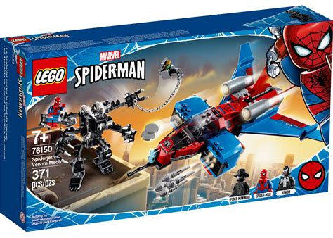 Lego Marvel Spider Man Spider Jet Vs Venom Mech Set 76150 Jp