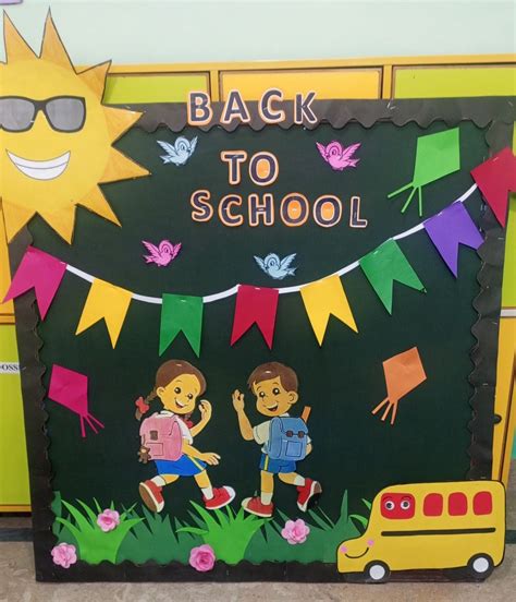 Back To School Soft Board School Board Decoration Preschool Art