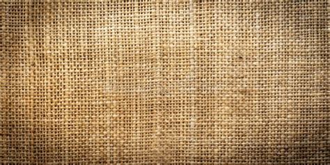 High Resolution Close Up Of Woven Burlap Texture Showing Intricate Details Of Fiber And Weave