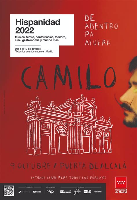 Colombia Un Concierto Gratuito De Camilo El 9 De Octubre En La Puerta De Alcalá Plato Fuerte