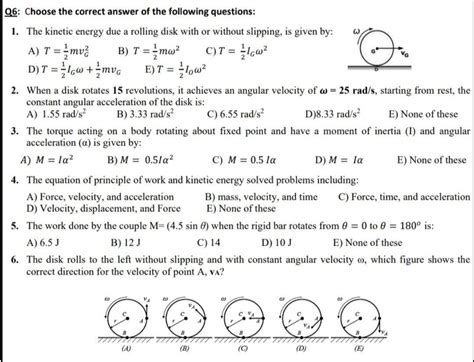 Solved VO Q Choose The Correct Answer Of The Following Chegg Com