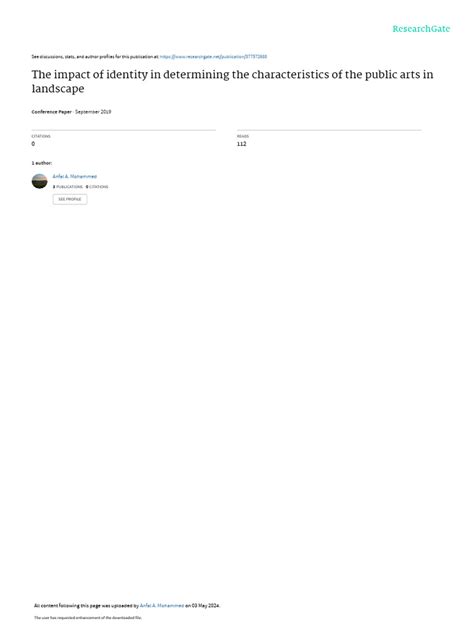 The Impact Of Identity In Determining Th Pdf