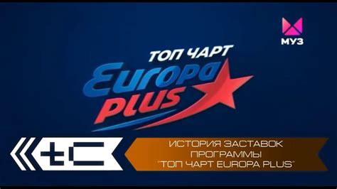 История заставок программы "Топ чарт Europa Plus" на МУЗ-ТВ - YouTube