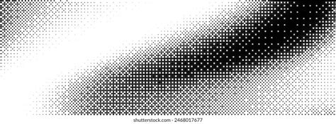 Diagonal Halftone Texture Dotted Gradient Pattern Stock Vector Royalty Free 2372887299