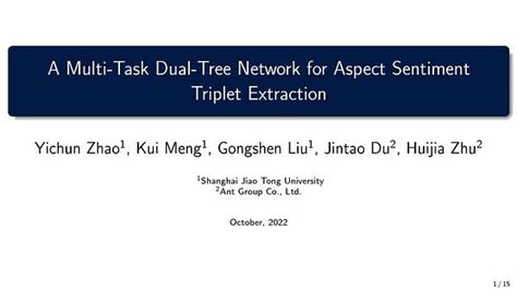 A Multi Task Dual Tree Network For Aspect Sentiment Triplet Extraction Underline