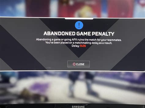 Doesnt Happen Often But The Abandon Penalty When You Get Kicked And The Problem Was On The