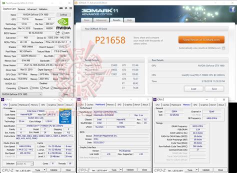 Msi Geforce Gtx 1660 Gaming X Review 3dmark 11 Benchmark 517