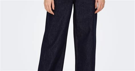 Jdysansa High Waist Wide Leg Fit Jeans Donkerblauw Only®