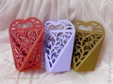 Шаблон подарочной коробки Поделки из бумаги Небольшие подарки