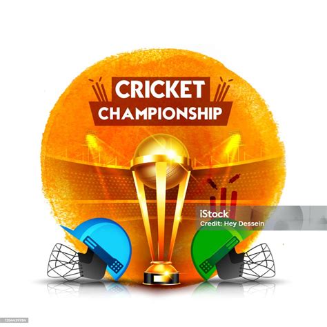 크리켓 헬멧과 추상적 인 스트로크 배경에 포스터 또는 배너에 대한 우승 컵 트로피크리켓 챔피언십 리그 개념 스포츠 크리켓에 대한 스톡 벡터 아트 및 기타 이미지 Istock
