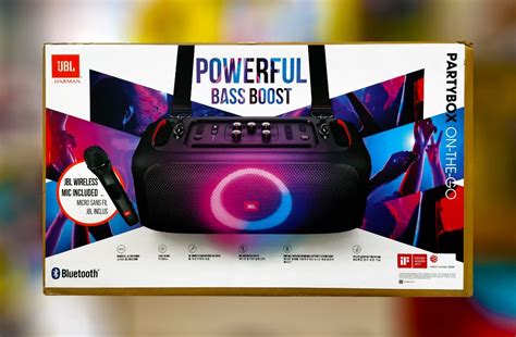 Jbl Partybox On The Go Portable Party Speaker Audio Soundbars Speakers Amplifiers On Carousell