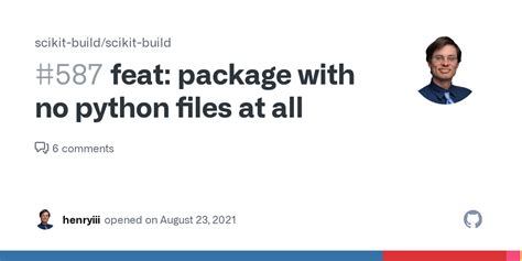 feat package with no python files at all · issue 587 · scikit build