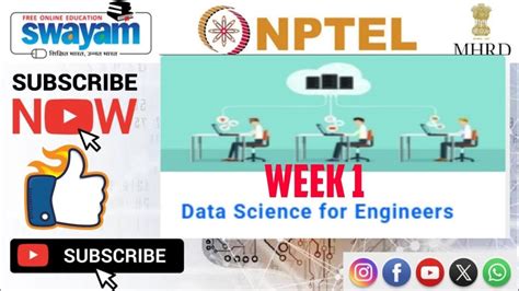 Data Science For Engineers Week 1 Quiz Assignment Answers 1 2025 Nptel Youtube