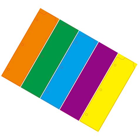 Plastic Binder Index Dividers Tab Dividers Bookmark Index Label Poly