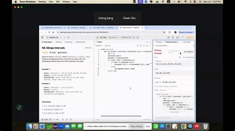 56 Merge Intervals Using Python Youtube