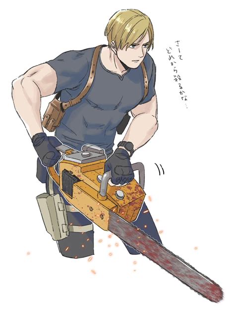 Leon S Kennedy Resident Evil And More Drawn By T T Danbooru