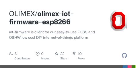 GitHub OLIMEX Olimex Iot Firmware Esp Iot Firmware Is Client For Our Easy To Use FOSS And