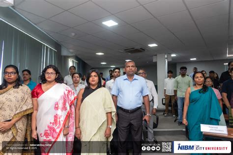 Nibm The First Intake Of The Inauguration Ceremony Of Foundation Programme For Bachelors