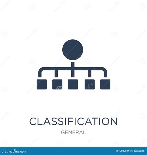 Classification Icon Trendy Flat Vector Classification Icon On W Stock Vector Illustration Of