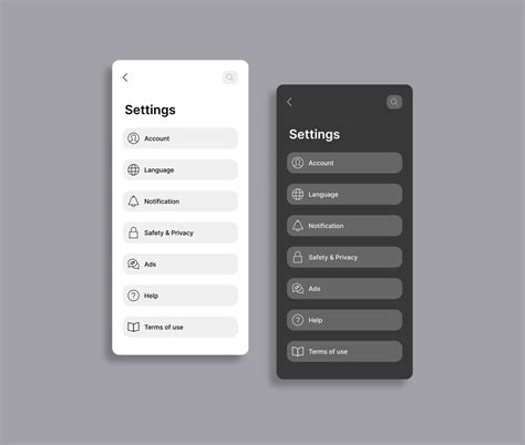 Daily Ui 007 Settings By Isabella Mattsson Egnér On Dribbble