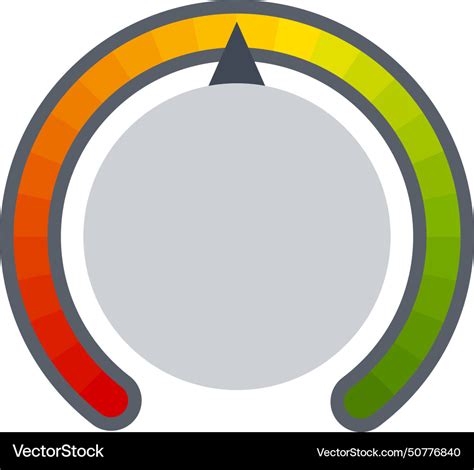 Performance Indicator Colorful Score Test Control Vector Image