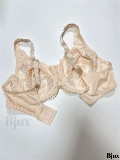 Bjux Premium Plus Size Underwire Bra With Stunning Contrast Lace