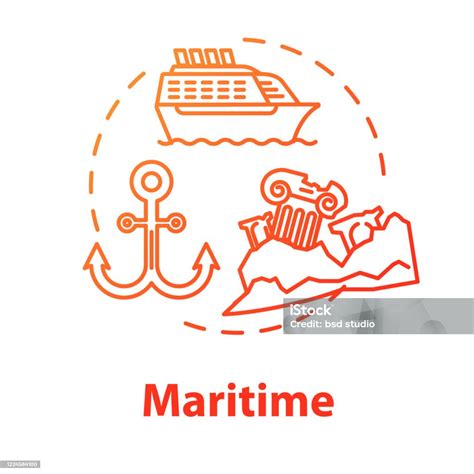 해양 박물관 컨셉 아이콘입니다 보트 및 선박 전시회 바다 앵커 바다 선박 디스플레이 잃어버린 문명 해상 박람회 아이디어 얇은 라인 일러스트 벡터 절연 선도선 도면 0명에