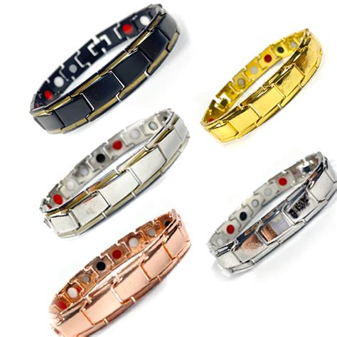 건강 관리 자기 팔찌 체중 감소 남성 여성을위한 피로 방지 치료 팔찌 관절염 통증 완화 에너지 쥬얼리 선물 Hello