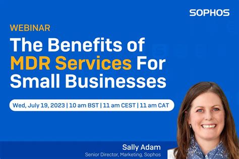 Sophos On Linkedin Cybersecurity Webinar Sophosmdr