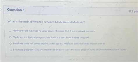 Solved Question 1what Is The Main Difference Between