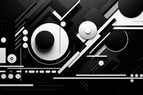 Black And White Geometric For Professional Use Black And White Abstract