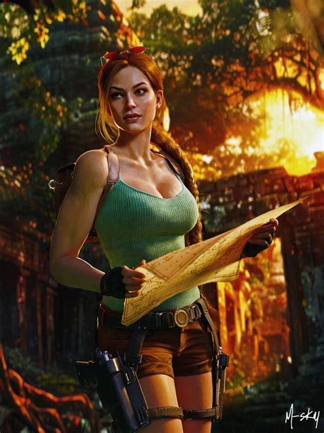 Another Stunningly Gorgeous Lara Piece By Konrad Majewski R Tombraider