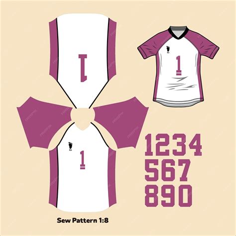 Premium Vector Jersey Design Sewing Pattern Haikyuu Anime Manga Retro