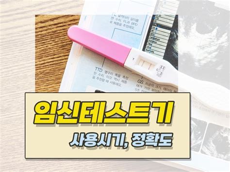 임테기 임신테스트기 사용시기 사용법 시간 희미한 두줄 정확도 오류 네이버 블로그