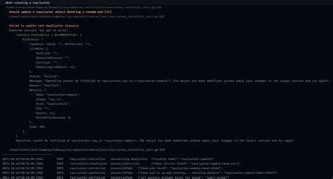 Flaky Tests Should Update A Raycluster Object Deleting A Random Pod