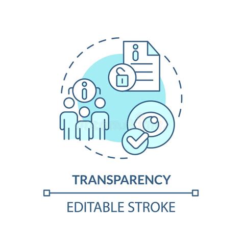 2d Transparency Concept Linear Icon Stock Illustrations 43 2d