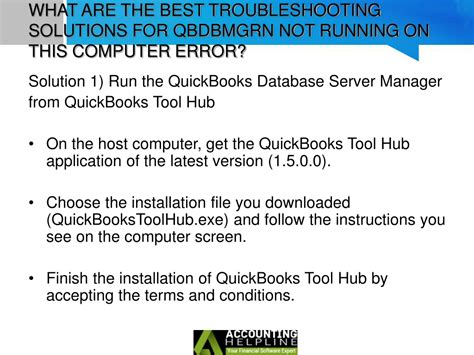 ppt qbdbmgrn not running on this computer here s a quick solution to