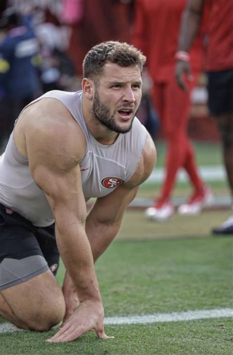 Nick Bosa American Football Players Rugby Men Muscle Men