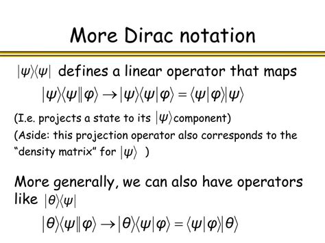 Ppt Dirac Notation And Spectral Decomposition Powerpoint Presentation