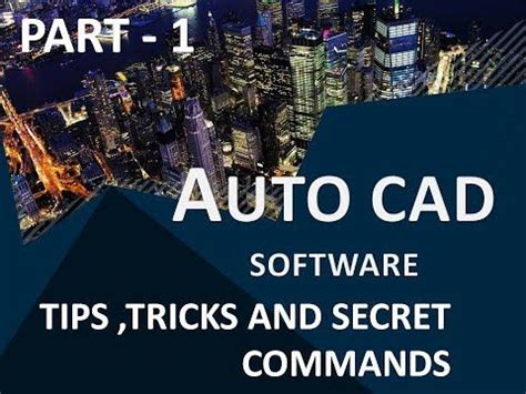 Autocad Best Secret Commands Tips Tricks Autocad Course Tutorial Autocad