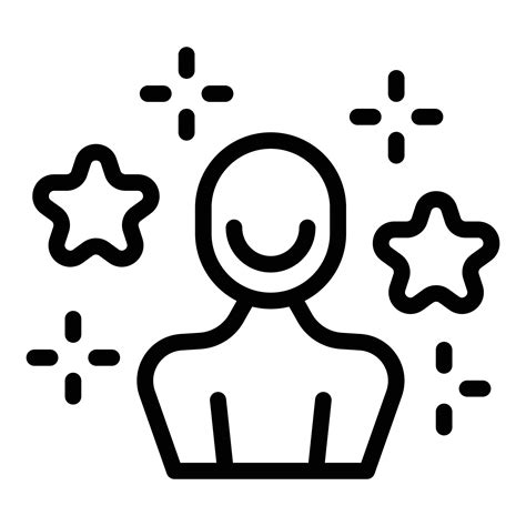 Person Activity Icon Outline Vector Happy Delight 15226794 Vector Art At Vecteezy