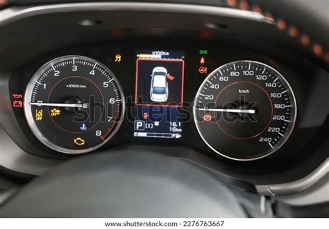 Operation Warning Lights Speedometer Dashboard Stock Photo Shutterstock