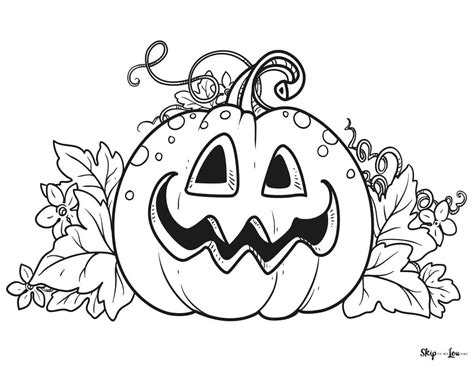 Halloween Pumpkin Printables Coloring Pages Free Printable Hq