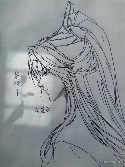 楚晚宁简笔画步骤图（推荐14张）简笔画图片大全