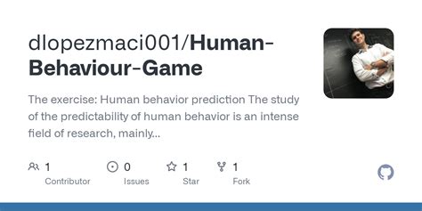 Github Dlopezmaci001human Behaviour Game The Exercise Human
