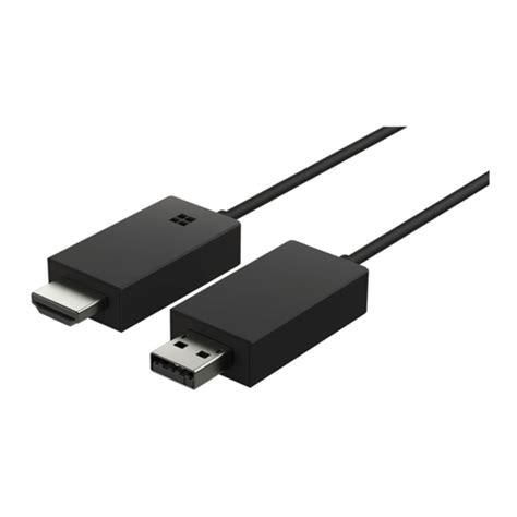 Microsoft Wireless Display Adapter Quick Start Manual Pdf Download Manualslib