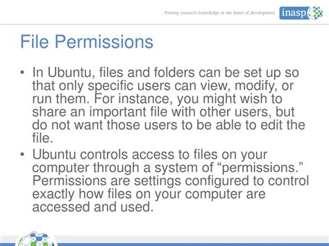 ppt linux file and folder permissions powerpoint presentation free