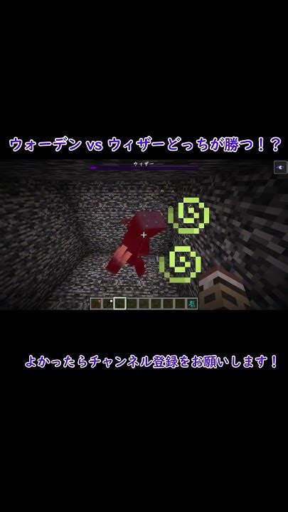 ウォーデン Vs ウィザーどっちが勝つ！？【マイクラ】 Youtube